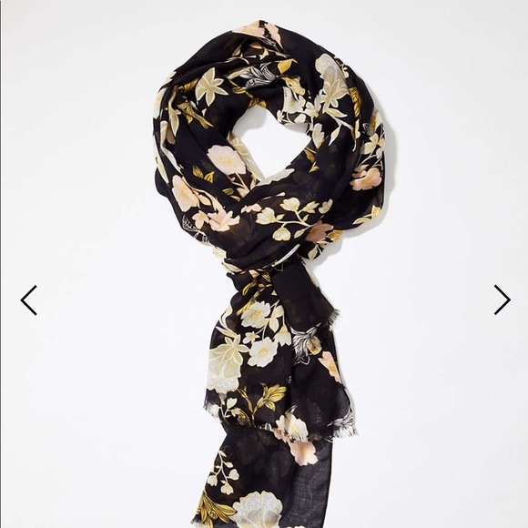 LOFT | Accessories | Loft Floral Scarf | Poshmark
